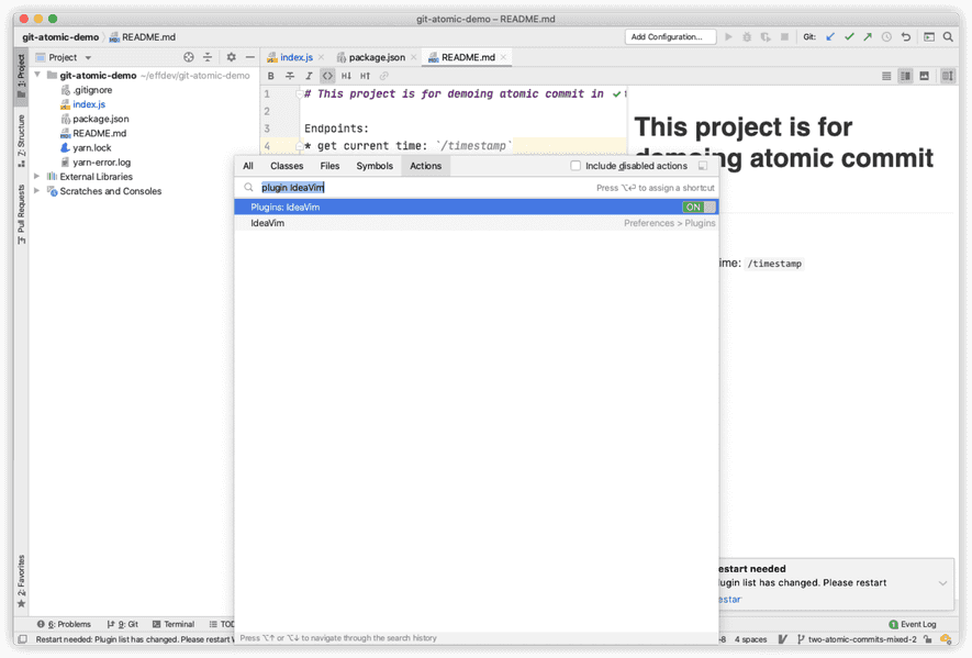 核心工具之 ideavim | Mushyroom Blog